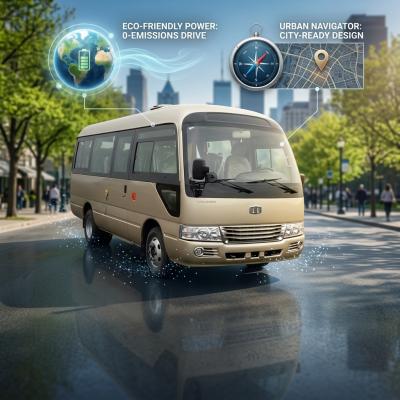 China 6m Diesel Coaster Buses Transit mini bus With 19 Seats Top Speed 100km/H for sale