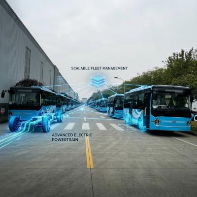 China 6.6m Battery Electric Minibus 19 seaters 95.25kWh long drive range eco friendly transport. for sale