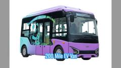 Electric Mini Van 200 Mile Range Fast Charge