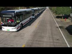 Electric City Bus 8m 28 Seater Zero Emission City Transit Bus Automatic Transmission