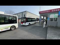 Elektrische minibussen 6.6m Zero Emission Minibus Ebus Twee stappen en automatische transmissie