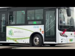 8m 28 Seats Electric City Bus long drive range For Safer Public Transportation.