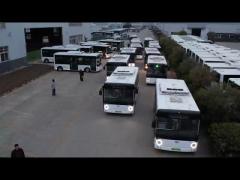 10.5m 30 Seater Pure Electric Bus Electric Tour Bus low entry comfortable bus.