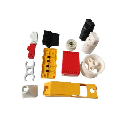 China Custom ABS Housing Cover Injection Molded Parts Manufactured with Single/Multiple/Family Cavities by Compression/Injection Process for sale