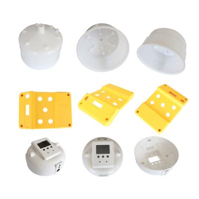 China Custom ABS Housing Cover Injection Molded Parts Manufactured with Single/Multiple/Family Cavities by Compression/Injection Process for sale