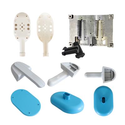 China Custom ABS Housing Cover Injection Molded Parts Manufactured with Single/Multiple/Family Cavities by Compression/Injection Process for sale