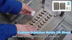 Injection molds for home decoration tool accessories.