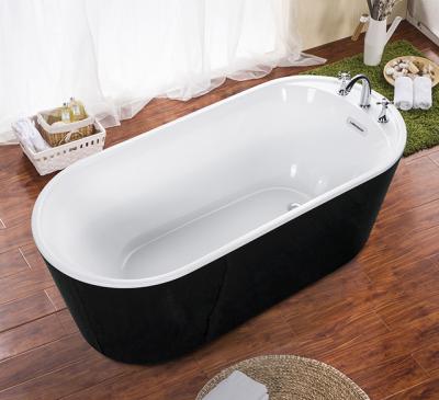 China cUPC one piece black freestanding acrylic tubs,freestanding bath,luxury bathtubs for sale