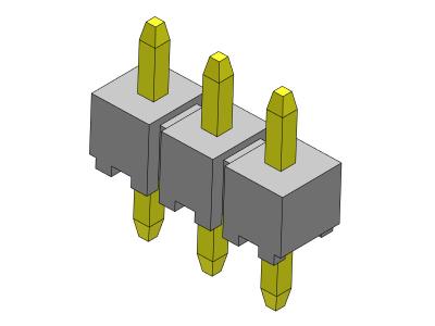 Cina Singolo TIPO 1 *2 PIN To 1*40PIN H=2.00MM della immersione di fila di Pin Header Connector 2.00mm in vendita