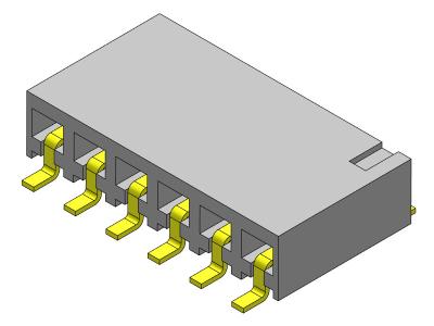 China Female Header Connector 2.54mm Single Row Entry SMT TYPE 1*2PIN To 1*40PIN H=3.40mm for sale