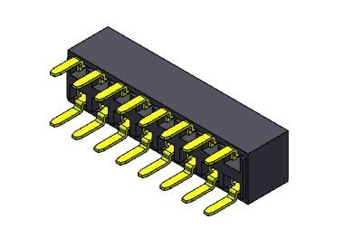 Cina TIPO doppio dell'entrata dell'intestazione di fila doppia femminile del connettore 2.54mm - 2 *2 PIN To 2*40PIN H=5.00mm in vendita