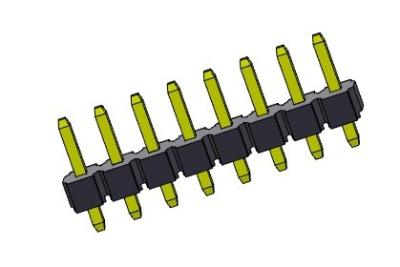 Cina Singolo TIPO 1 *2 PIN To 1*24PIN H=3.18MM della immersione di fila di Pin Header Connector 3.96mm in vendita