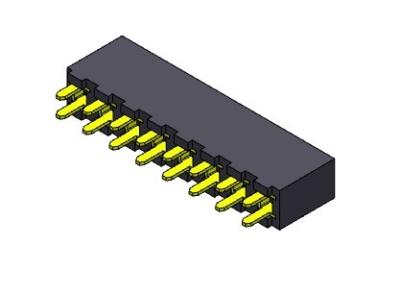 China Female Header Connector 3.96mm Single Row DIP TYPE 1*2PIN To 1*24PIN H=8.89mm for sale