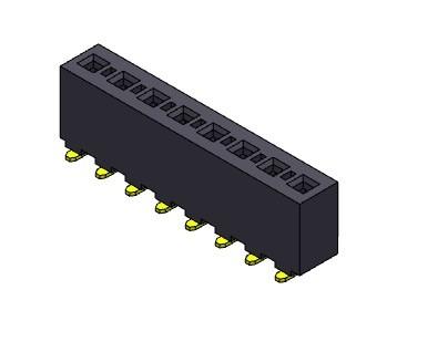China 3.96mm Dual Row SMT PCB Header Connector 2*2PIN To 2*24PIN H 8.89mm for sale