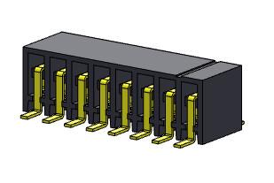 중국 2.00mm Pin Header Connectors Dual Row Side Entry SMT TYPE 2*2PIN To 2*25PIN 판매용