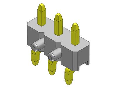 China Pin Header Connector 2.00mm Single Row Side Entry SMT TYPE 1*2PIN To 1*40PIN H=2.00MM for sale