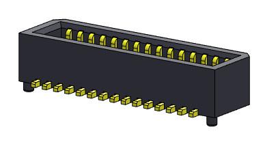 China 08-50Pin SMT Board To Board Connector Pitch 0.80mm UL94V0 PA69T zu verkaufen