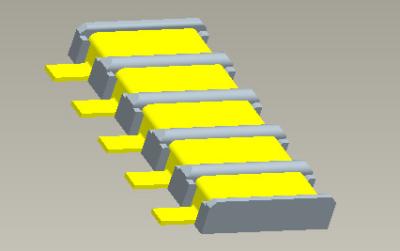 China 2.5mm 60V Battery Connector SMT Type with spacing sizes 1.2 to 6.5mm à venda
