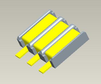 China 2.5mm 60V Battery Connector SMT Type with spacing sizes 1.2 to 6.5mm à venda