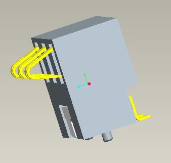 Cina Pitch 2.5mm Battery Connector Battery 4 Pin Connector H=5.4-7.0mm in vendita
