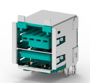3.0Amp力Usbのコネクター女性の直角の90°のすくいのタイプ（耳と） 5V 12V 24V
