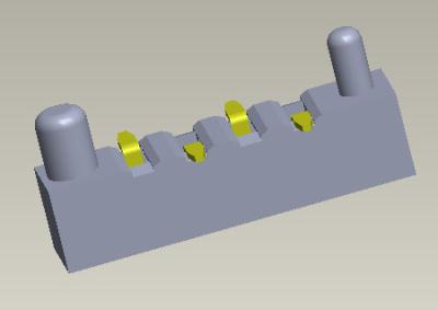China 1.27mm Surface Mount Female Header Single Row With Pegs 1*3 Pin To 1*40 Pin H2.00mm for sale