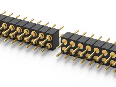 중국 라운드 핀 헤더 커넥터 2.00mm DIP TYPE 1*2PIN ~ 2*40PIN H=2.80MM 판매용