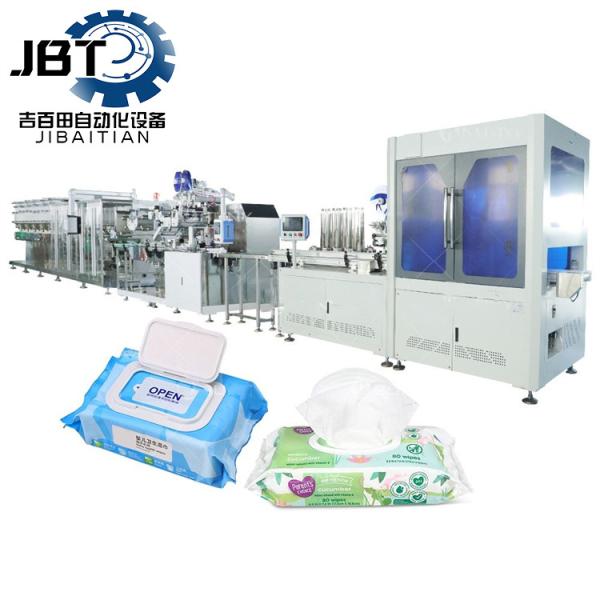 Quality PLC Controlled Wet Wipes Machinery For Biodegradable Wipes Production for sale