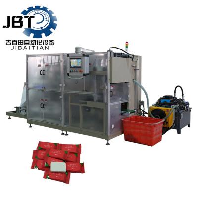 China Electric Compressed Tissue Tablet Machine Full Automatic With Lightweight Plastic Packaging for sale