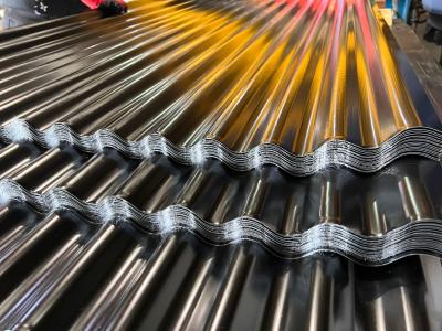 Cina Dx52D Dx53D ha galvanizzato lo zinco coprente d'acciaio dello strato della bobina ha ricoperto ondulato in vendita
