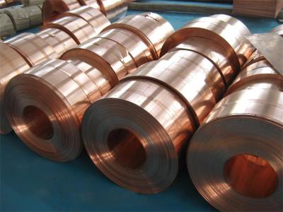 Cina striscia di rame pura C1020 dello strato 99,96% della bobina del rame di larghezza di 30mm in vendita