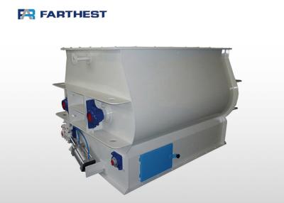 China Cow Feed Mixer Machine Animal Feed Production Double Shaft 45s - 120s for sale
