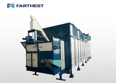 China Voltaje circumfluente del secador 380 de la alimentación de la aguamarina de la alimentación de la máquina de acero horizontal del extrusor en venta