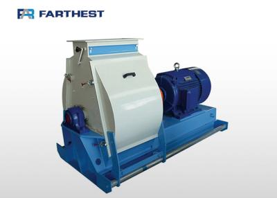 China Palm Tree Leaves Hammer Mill Machine Siemens Motor Drived Steel Material for sale