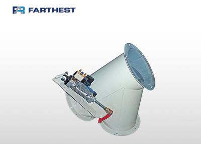 Cina Valvola pneumatica a tre corsie dell'acciaio legato per la diversione del cilindro preriscaldatore del bestiame in vendita