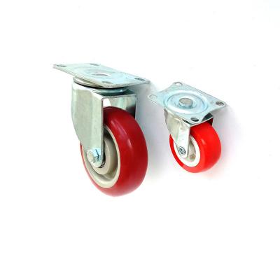 China O rodízio leve plástico do dever roda PP para girar sobre um eixo rodízios de 50mm para o carro da mão à venda