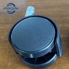 China roda preta do rodízio 6x2 dos PP das rodas do trole da mobília de 60mm para a cadeira do jogo à venda