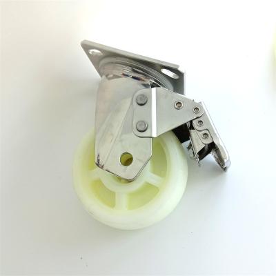 China Giro 100mm rodízios industriais dos rodízios 500kg de 4 polegadas à venda