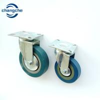 China 800lbs Polyurethane Heavy Duty Roller Wheels Retractable Workbench Casters for sale