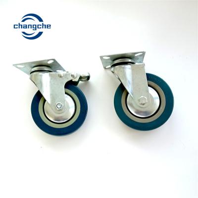 中国 Medium Duty Wear Resistant Non-slip Industrial Caster Wheels Furniture Castors Wheels 販売のため