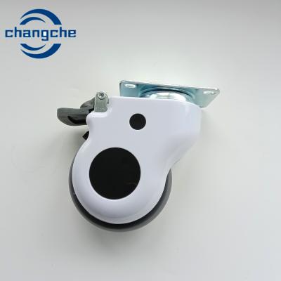 Cina Durable Ball Bearing Rotatable Caster Wheels Zinc Plated for Enhanced Performance in vendita