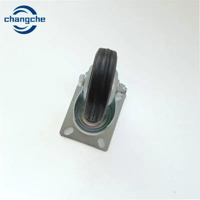 Κίνα Rubber Coated Industrial Caster Wheels for Heavy Duty Applications προς πώληση