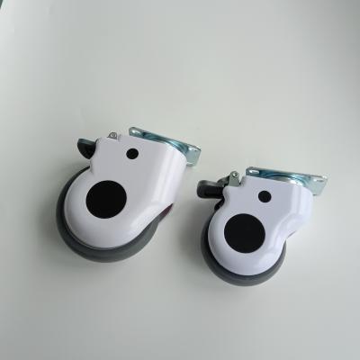 Cina Corsette a rotazione essenziali pesanti - 2 pollici di lunghezza complessiva 2 pollici di larghezza della ruota in vendita