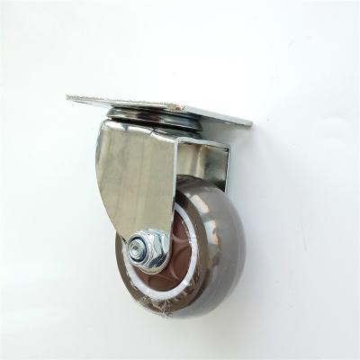 Cina Rubber Swivel Heavy Duty Caster Wheel Flat Plate Stem in vendita