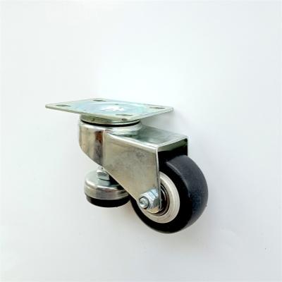 Cina Rubber Swivel Heavy Duty Caster Wheel Flat Plate Stem in vendita