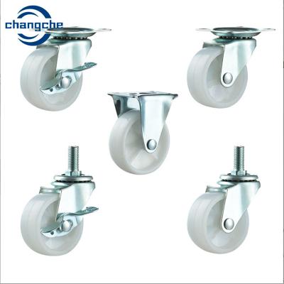 中国 Total Lock Brake Industrial Casters In Zinc Plated Finish Smooth And Silent Movement 販売のため