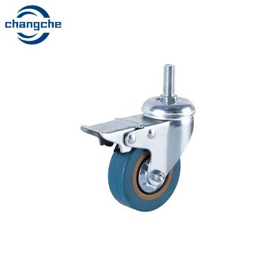 China Zinkgeplatte staal industriële rollen wielen 4 - 6 inch diameter Te koop