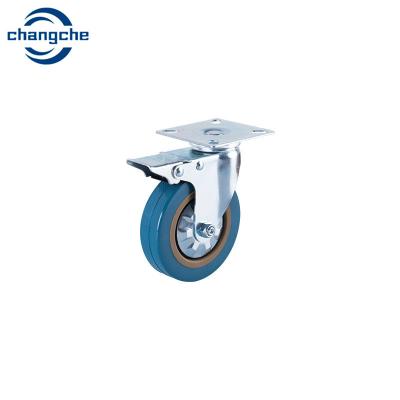 China Zinkgeplatte staal industriële rollen wielen 4 - 6 inch diameter Te koop