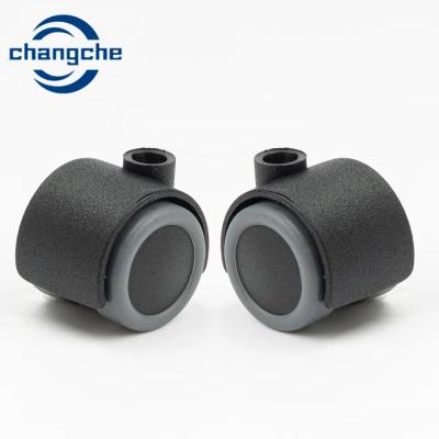 Cina 11 mm di taglia di filo Poltrone da ufficio Ruote di ricino con anello di presa 20 mm di lunghezza di filo in vendita