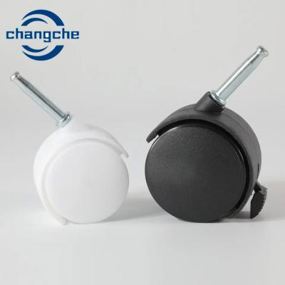 Cina 11 mm di taglia di filo Poltrone da ufficio Ruote di ricino con anello di presa 20 mm di lunghezza di filo in vendita